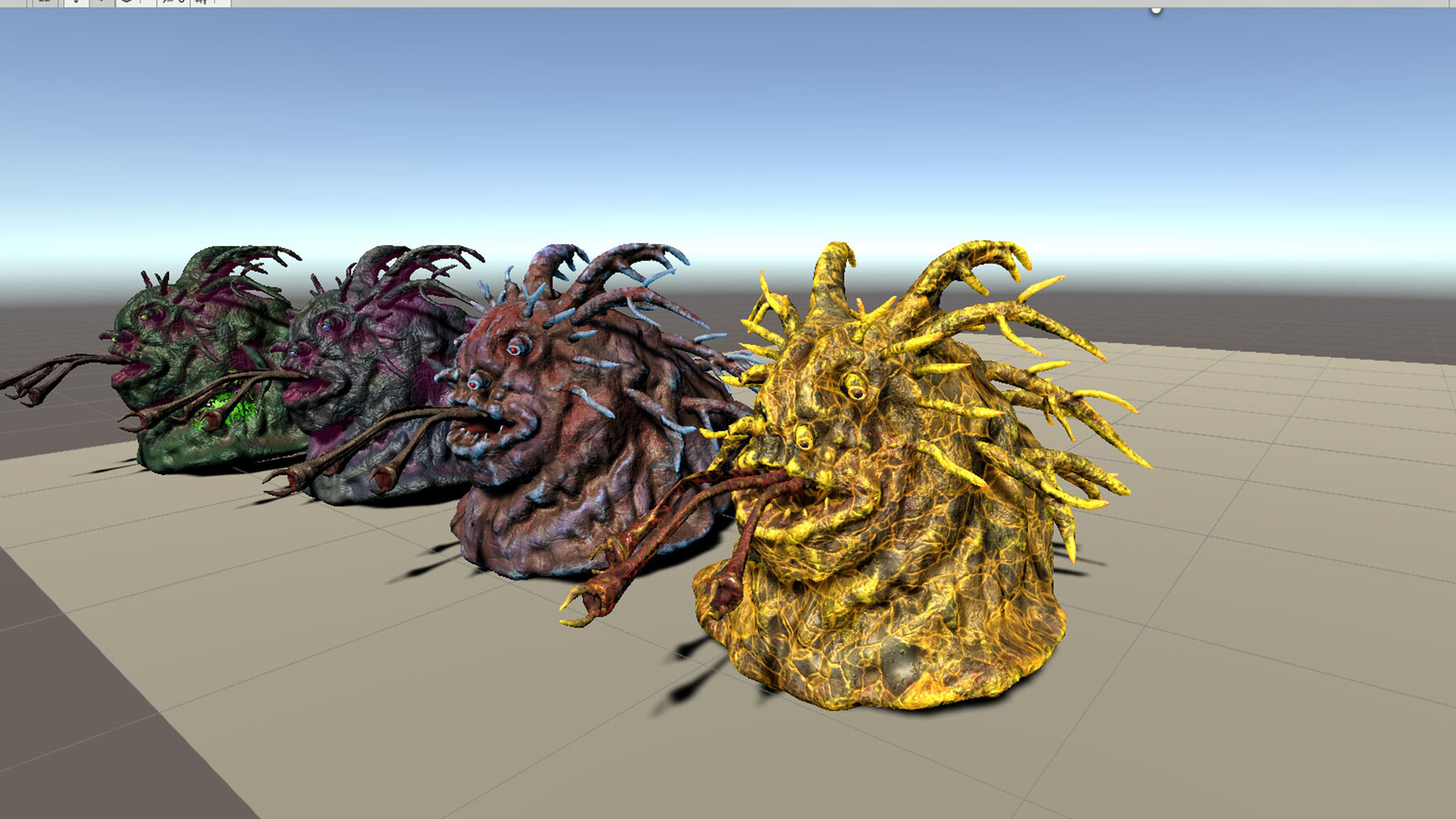 ArtStation - Monster Slug | Game Assets