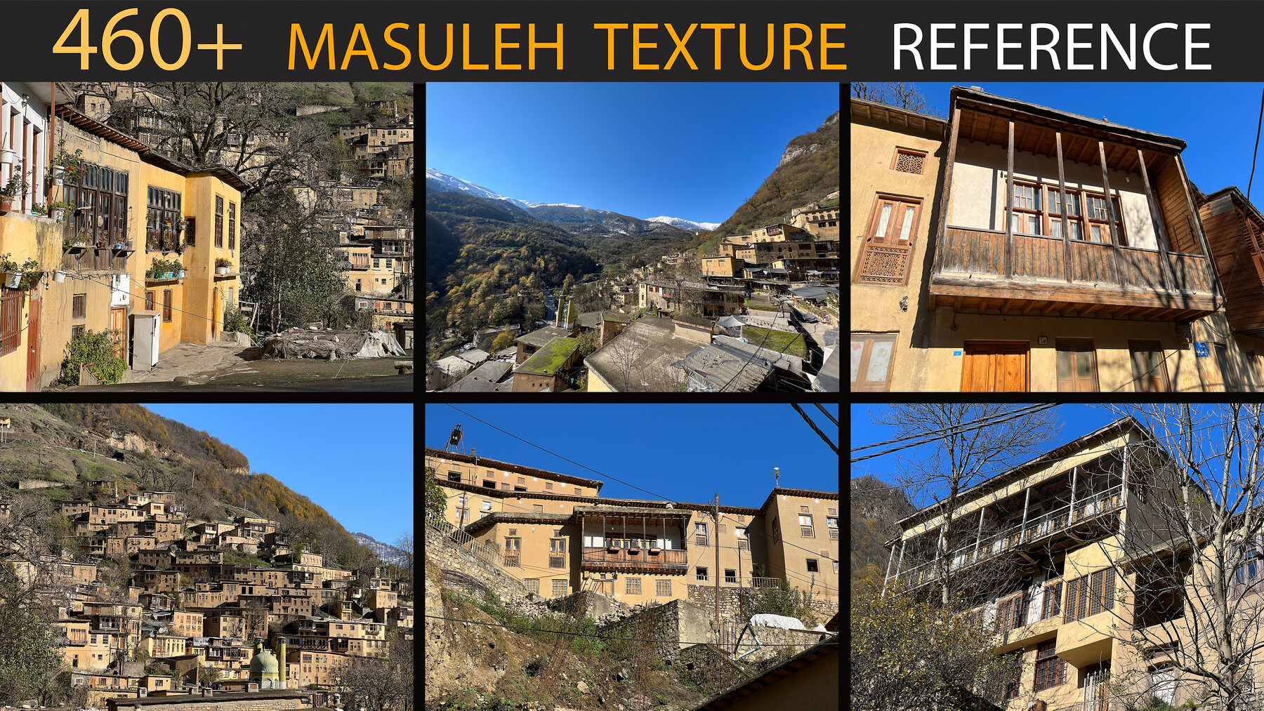 ArtStation - 460+ Masuleh Texturing & Modeling Reference - Village ...