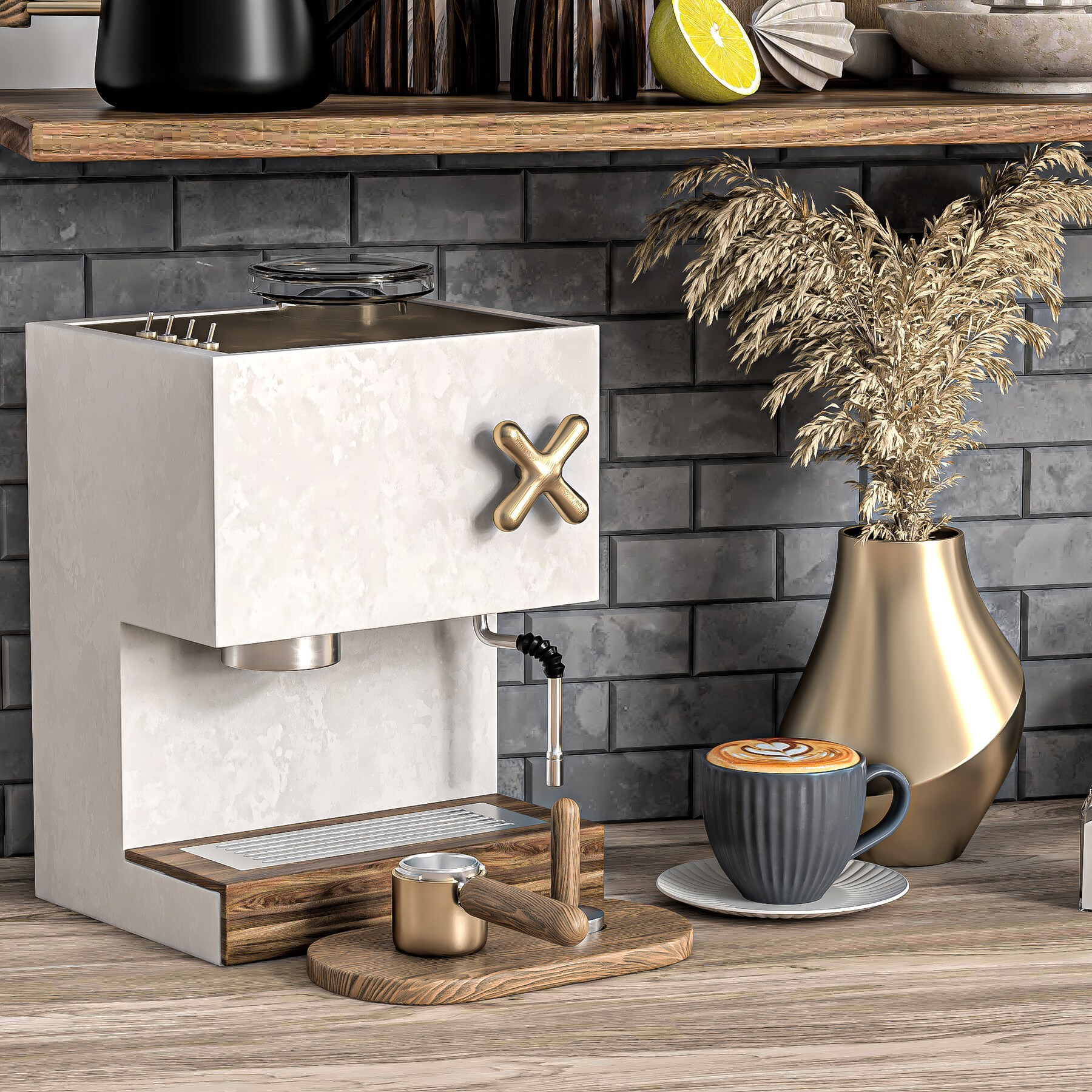 ArtStation - Kitchen Set 02 (Coffe Set) | Resources