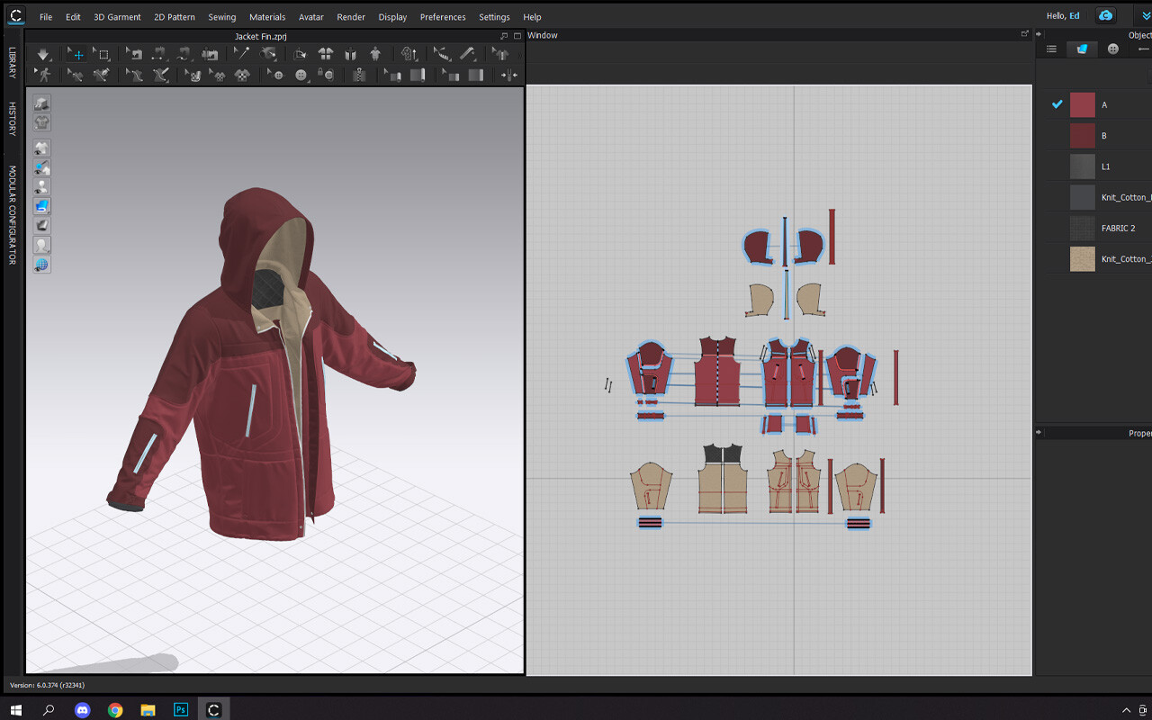 ArtStation - Mens winter jacket | Game Assets