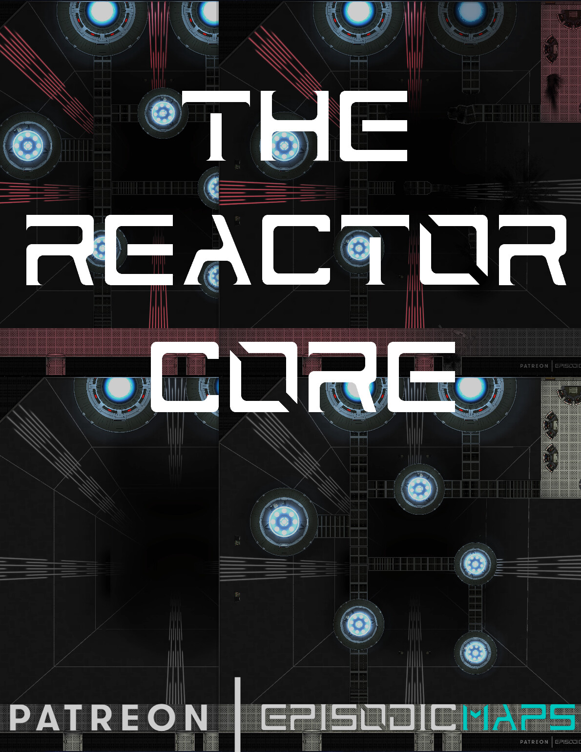 ArtStation - EpisodicMaps: The Reactor Core | Artworks