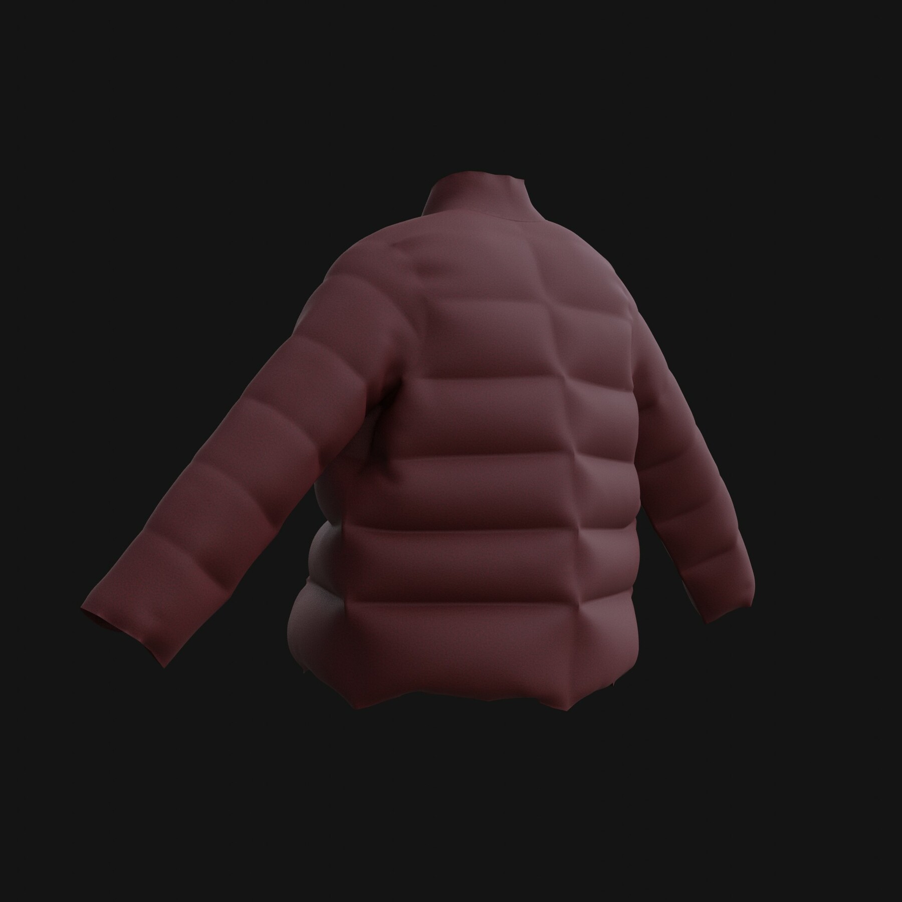 ArtStation - 3D Puffer jacket - Male Winter jacket | Game Assets