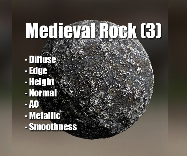 ArtStation - Medieval Rock (3) | Game Assets