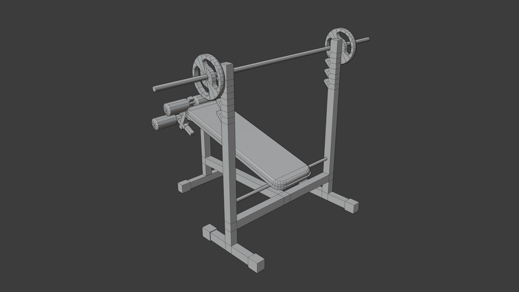 ArtStation - Declined Bench Press | Game Assets