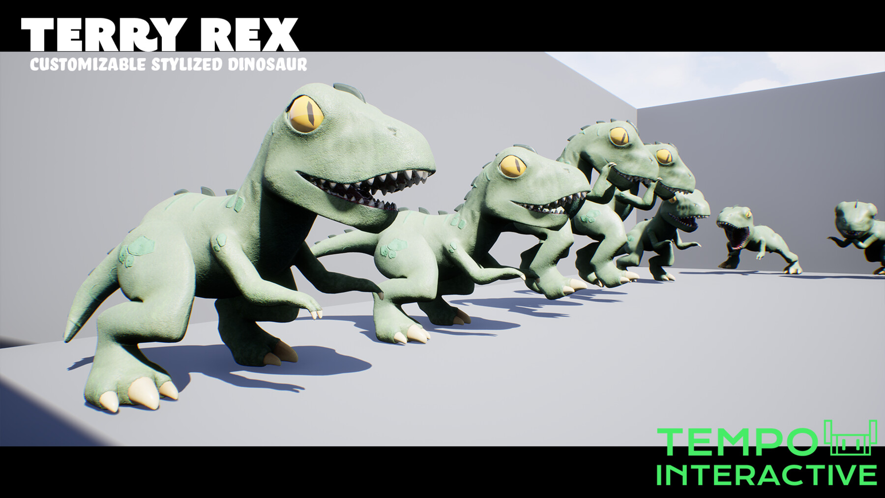 ArtStation - KARL KONG vs TERRY REX | Game Assets