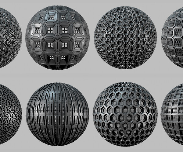 ArtStation - 60 Hardsurface Pattern - vol 02 | Resources