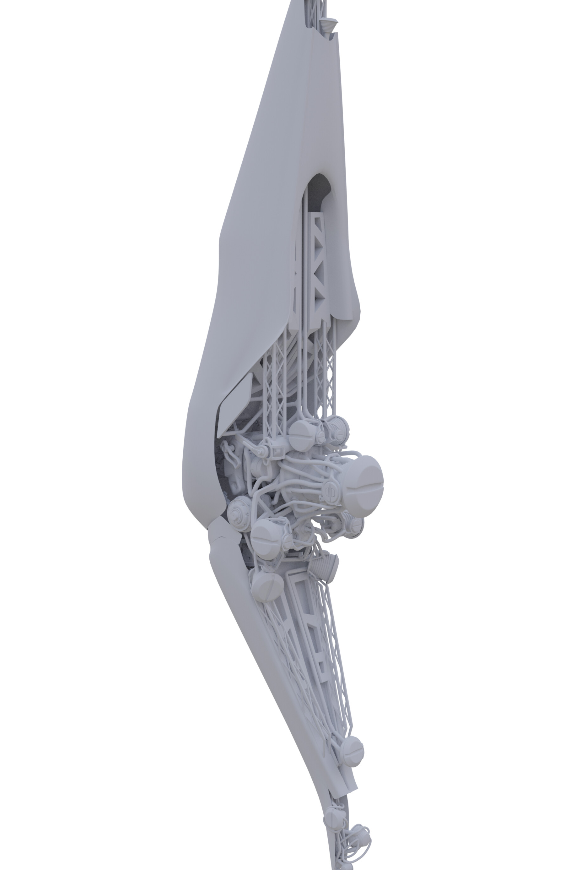 ArtStation - High Detailed Spaceship Model | Resources