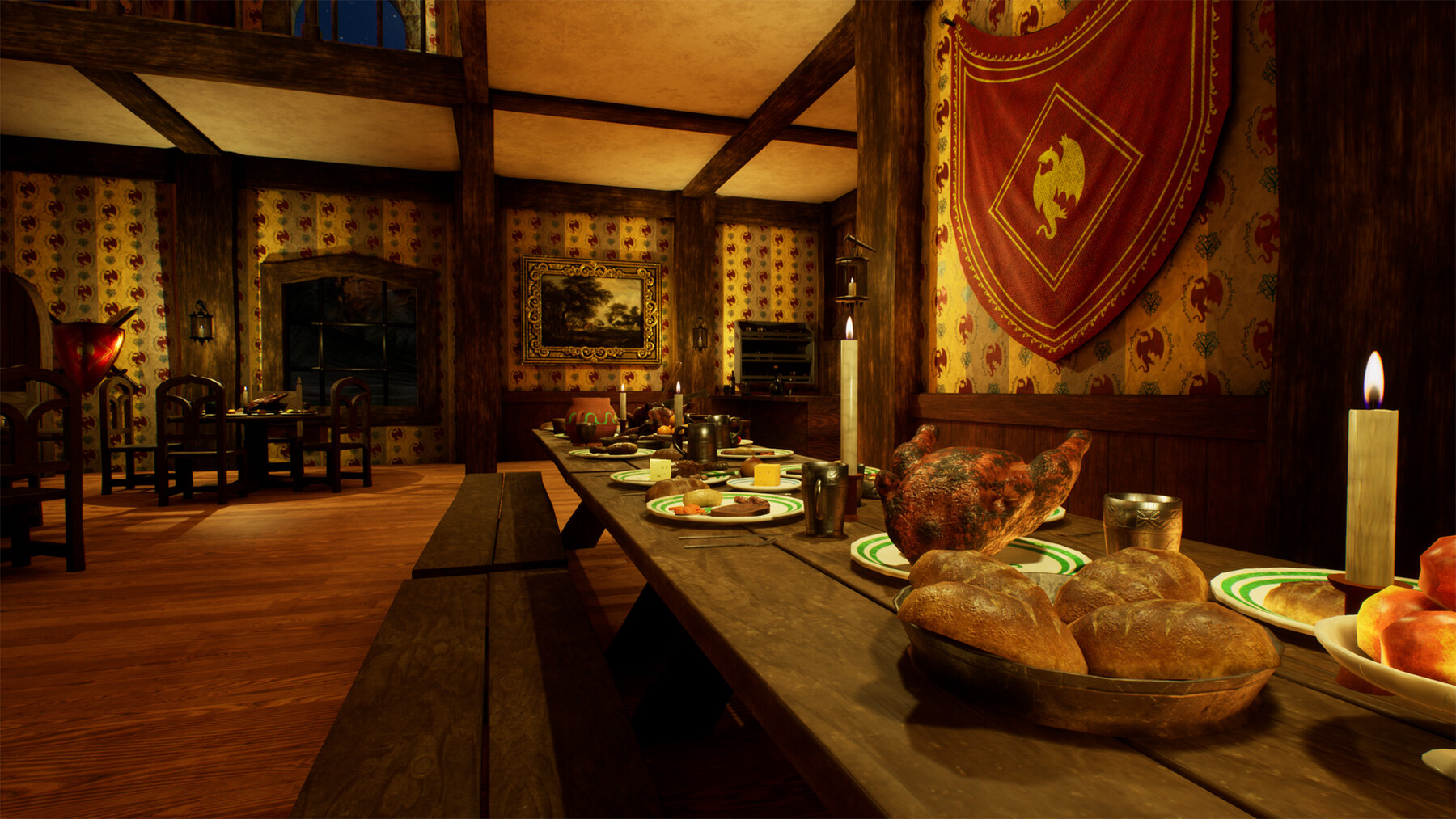 ArtStation - Modular Fantasy Inn | Game Assets