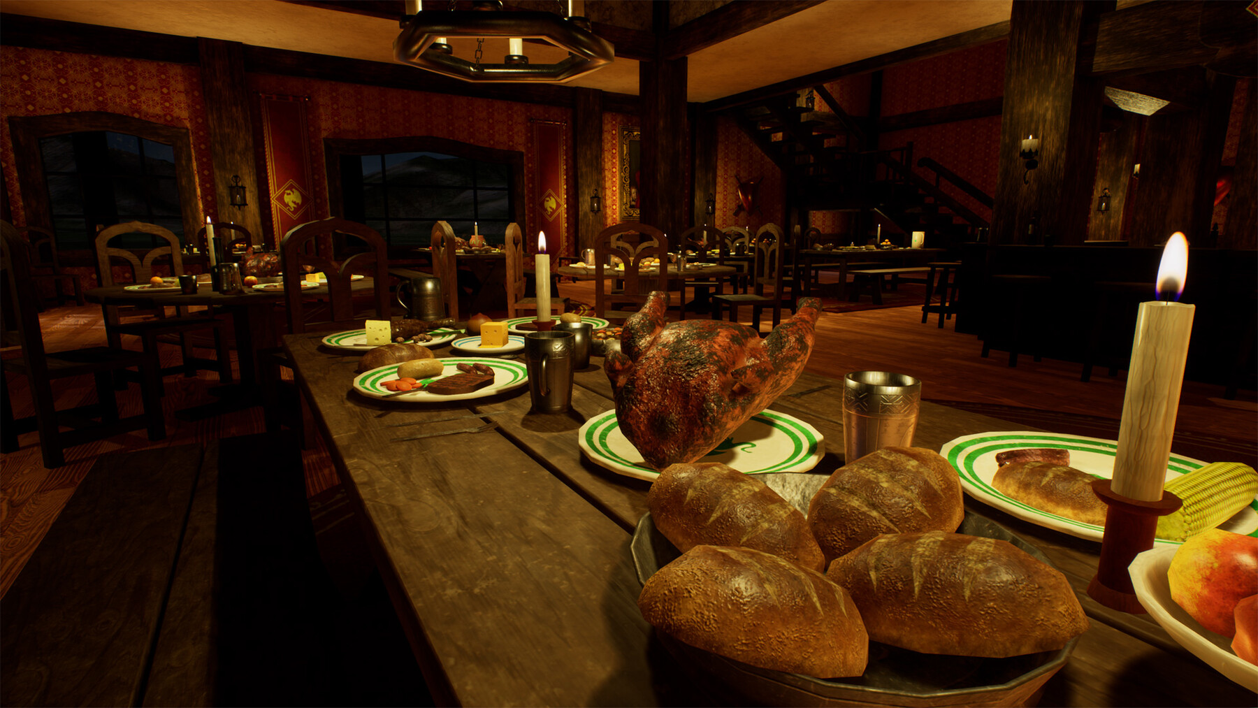 ArtStation - Modular Fantasy Inn | Game Assets