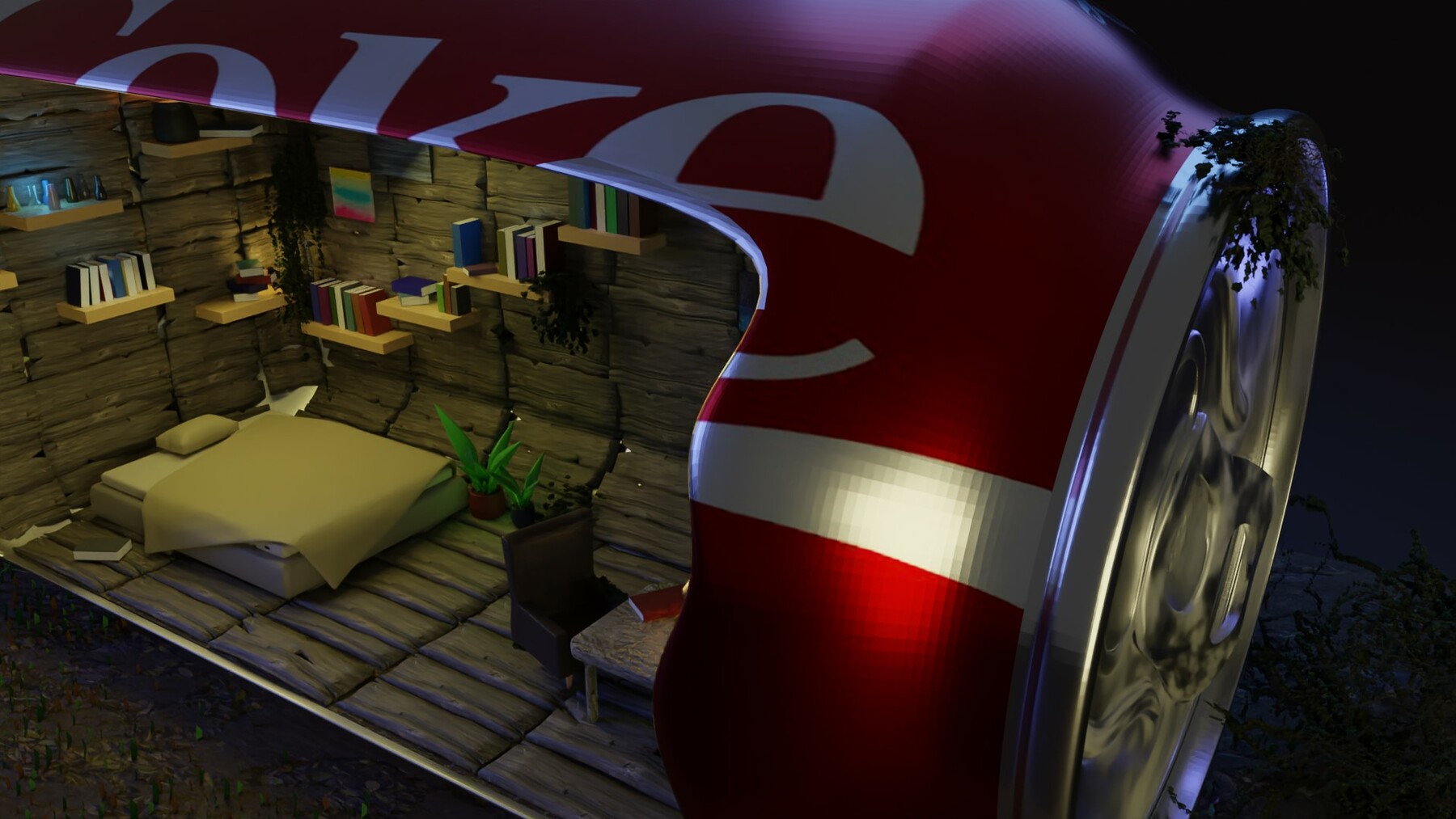 ArtStation - Coca cola house | Artworks