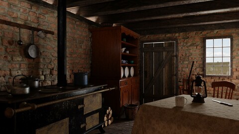 ArtStation - Western Kitchen | Resources