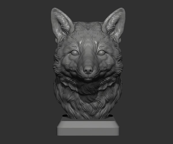 ArtStation - Fox head | Resources