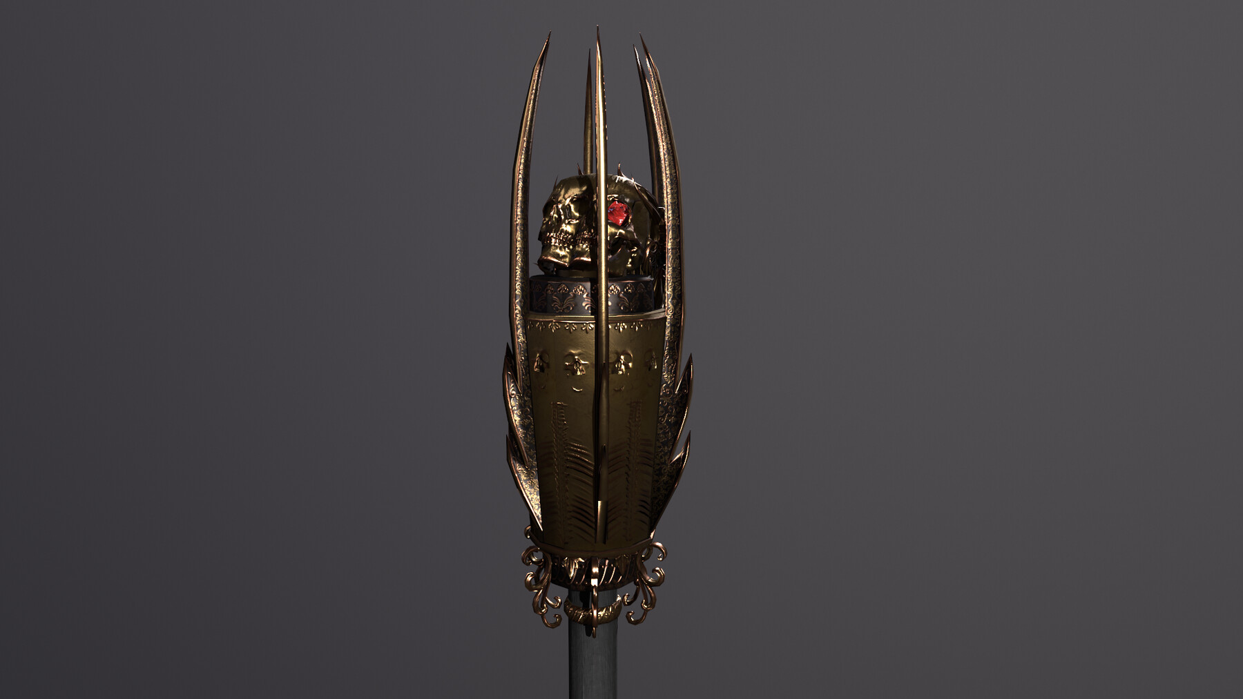 ArtStation - Cursed staff | Game Assets