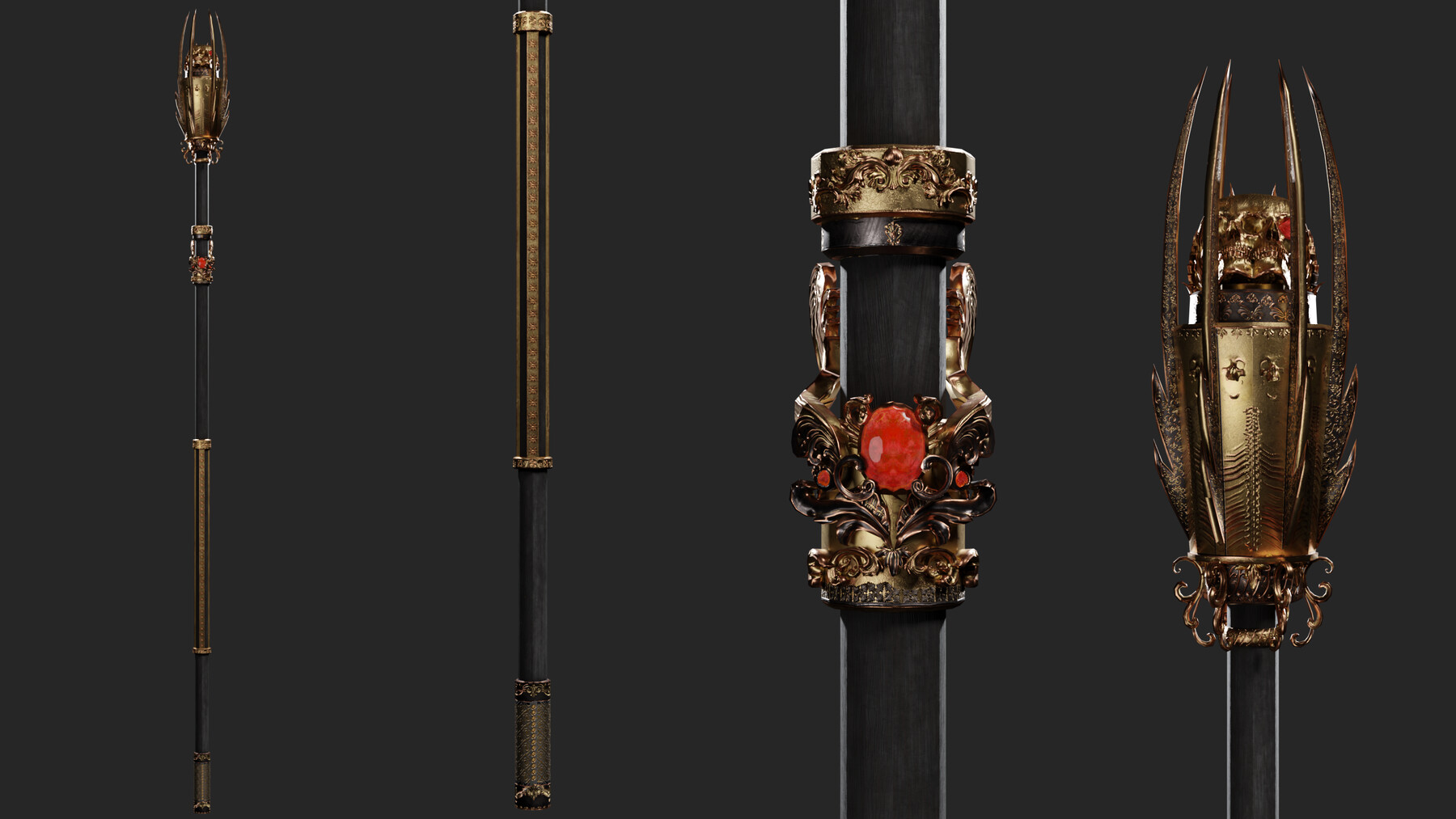 ArtStation - Cursed staff | Game Assets