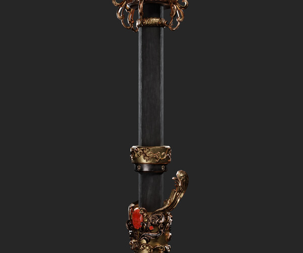 ArtStation - Cursed staff | Game Assets