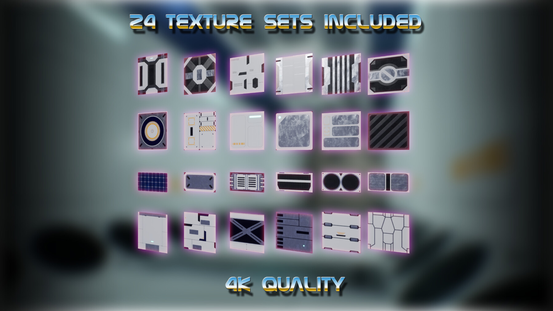 ArtStation - Basic Sci-fi Textures Vol. 3 | Game Assets