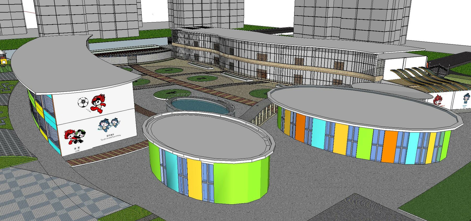 ArtStation - City-Education-Children-Kindergarten-055 | Resources