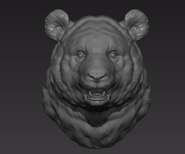 ArtStation - Panda head | Resources