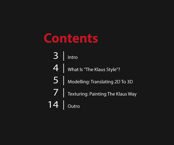 ArtStation - Replicating Klaus In 3D - Tutorial | Tutorials