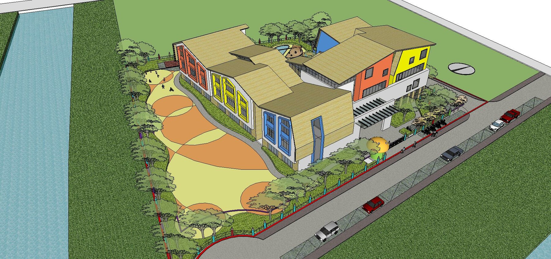 ArtStation - City-Education-Children-Kindergarten-091 | Resources