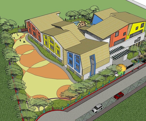 ArtStation - City-Education-Children-Kindergarten-091 | Resources