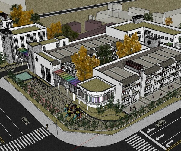 ArtStation - City-Education-Children-Kindergarten-0119 | Resources