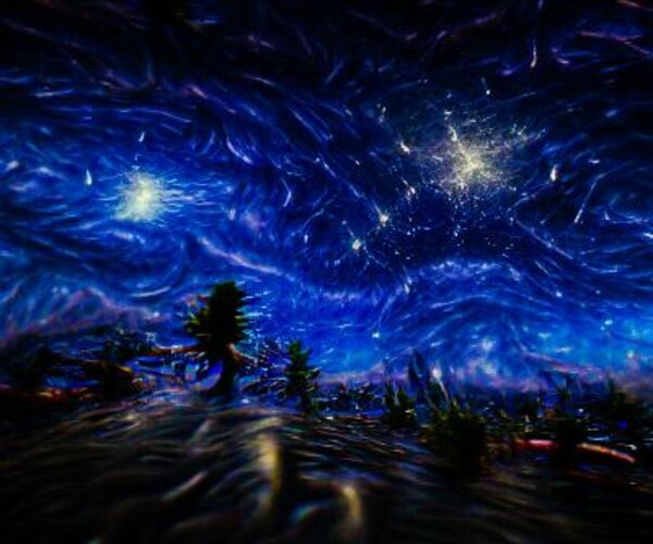 ArtStation - Starry Night by beccasenvision | Artworks
