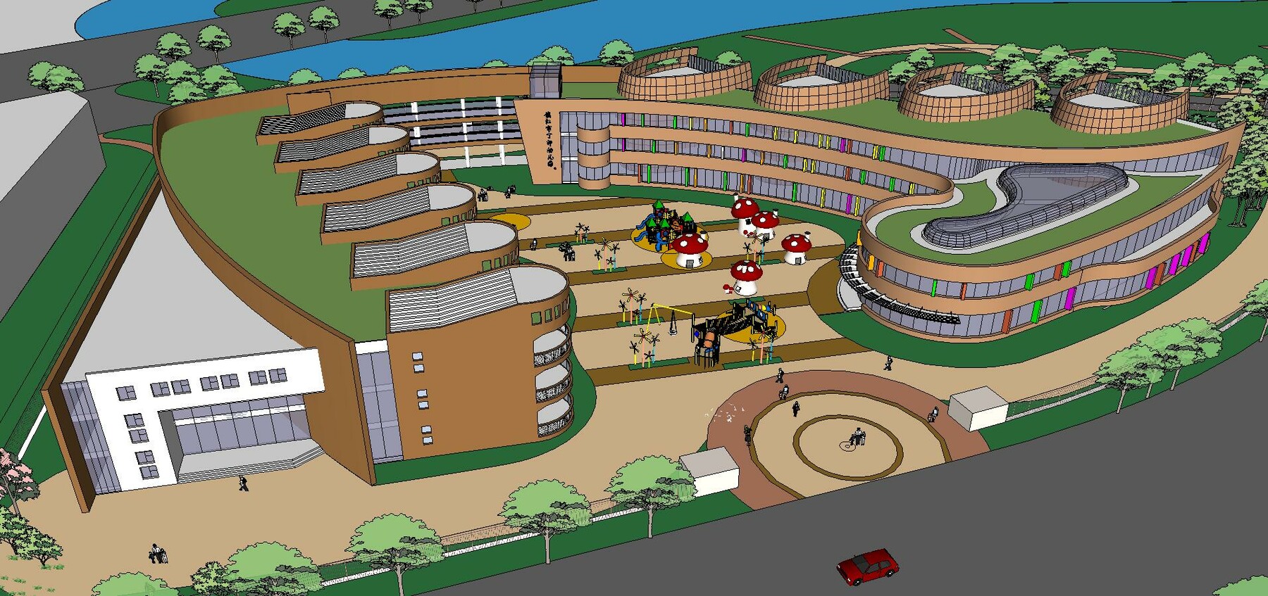 ArtStation - City-Education-Children-Kindergarten-0135 | Resources