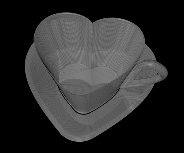 ArtStation - Heart Shaped Coffee Cup | Resources