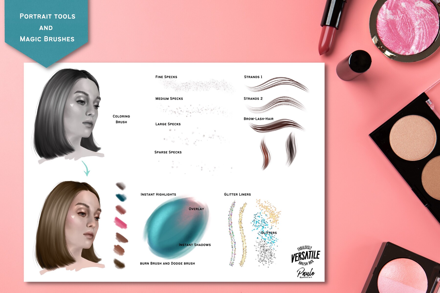 ArtStation - Fabulously Versatile Brush Box for Procreate | Brushes