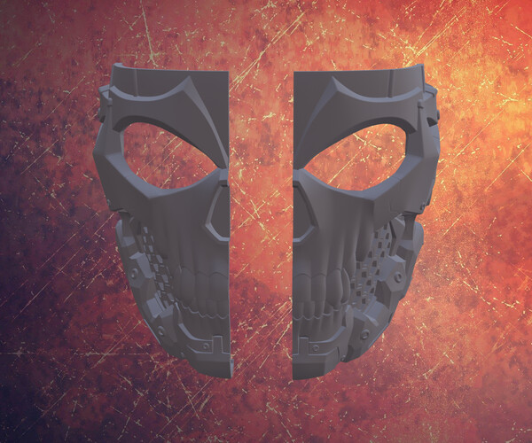 ArtStation - printable hydra helmet airsoft paintball sci-fi 3D print ...