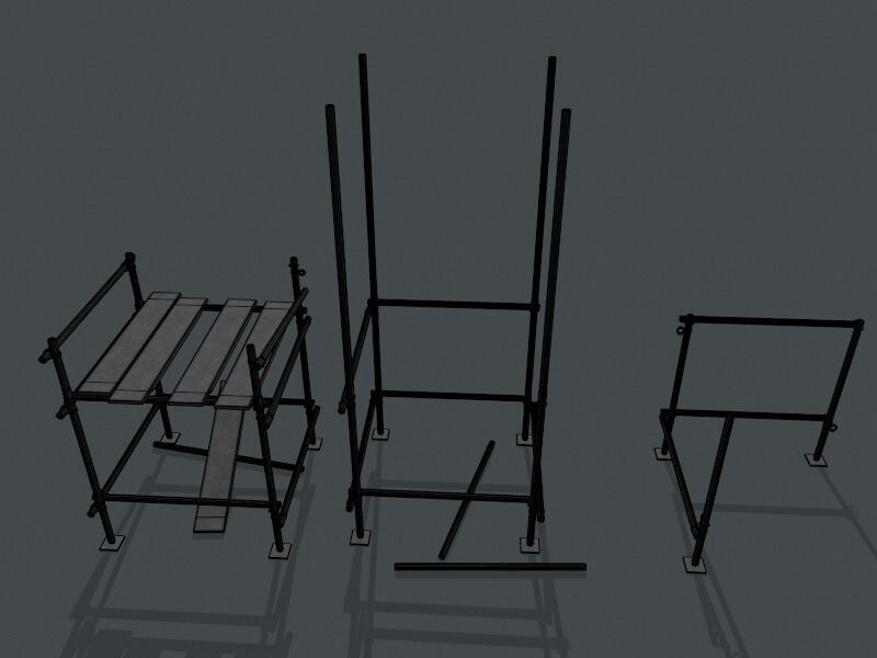 ArtStation - Free Modular Scaffolding Set | Game Assets
