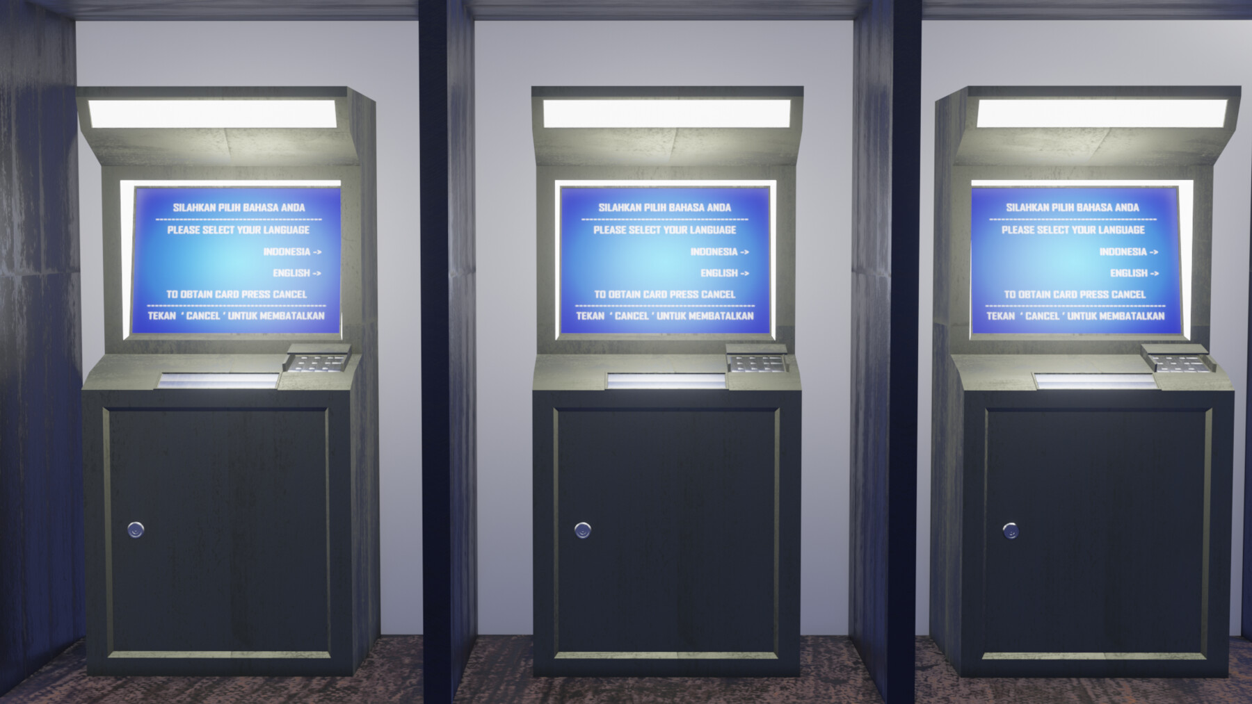 ArtStation - ATM CENTER 3D MODEL | Game Assets