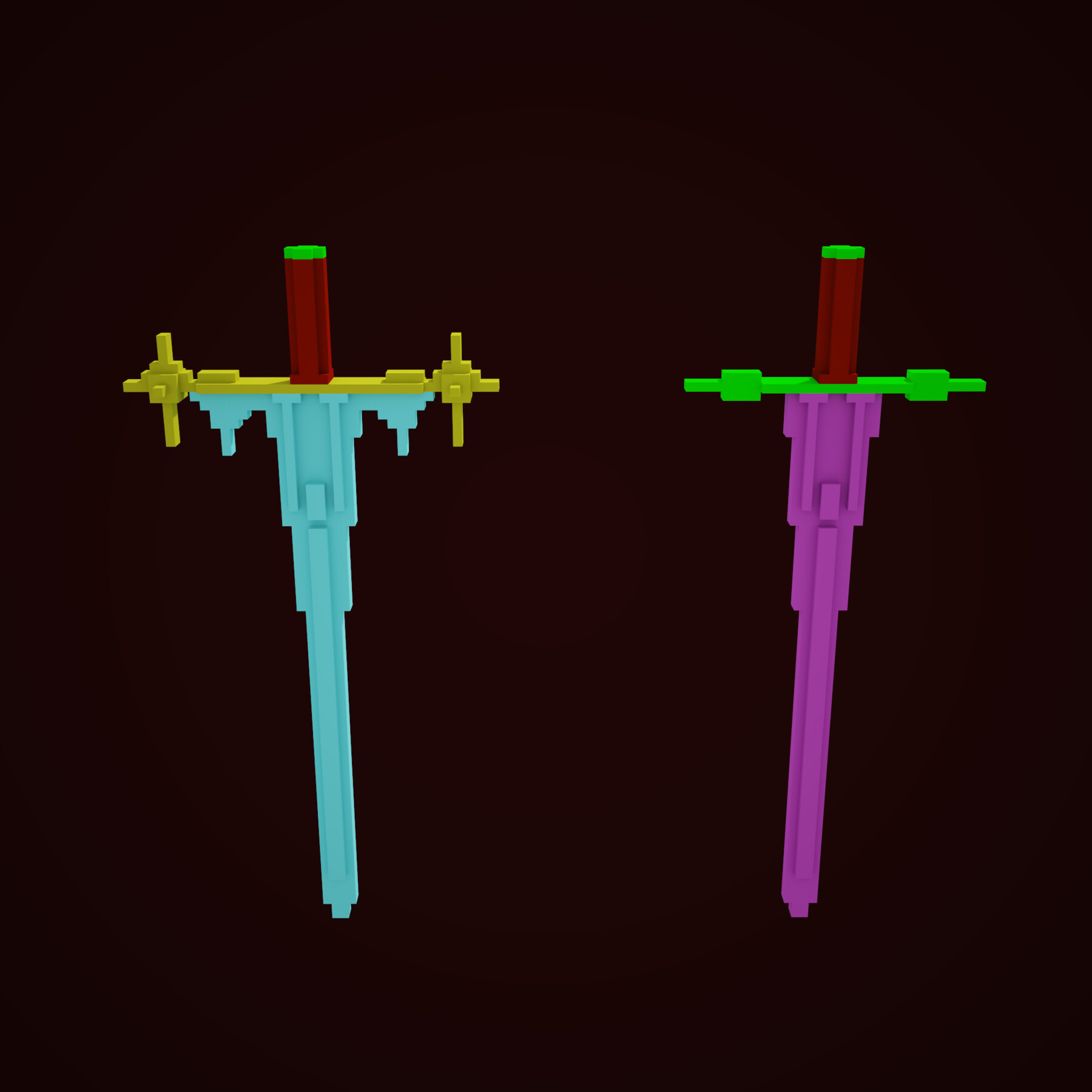 ArtStation - voxel sword | Game Assets