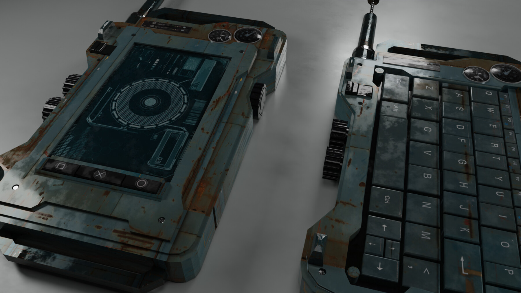 ArtStation - Scifi Personal Digital Assistant PDA Prop | Game Assets