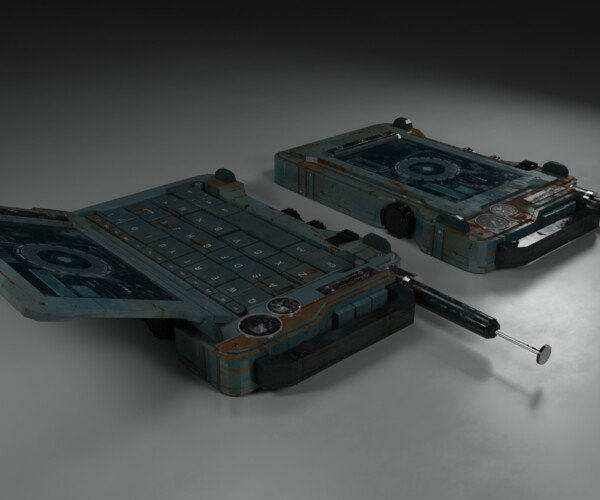 ArtStation - Scifi Personal Digital Assistant PDA Prop | Game Assets