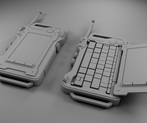 ArtStation - Scifi Personal Digital Assistant PDA Prop | Game Assets