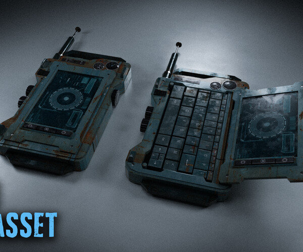 ArtStation - Scifi Personal Digital Assistant PDA Prop | Game Assets