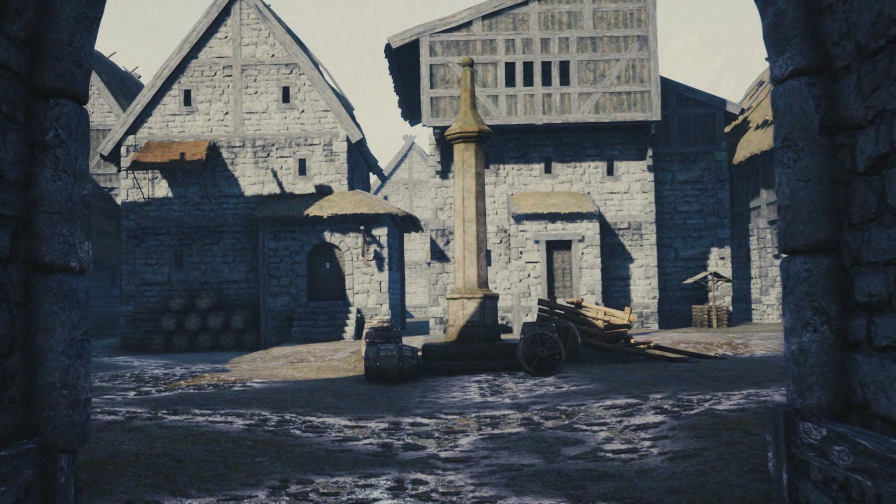 ArtStation - Medieval Fantasy Stone Houses for UE | Game Assets