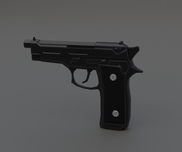 ArtStation - Pistol 01 | Game Assets