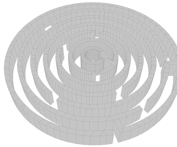 ArtStation - Grey Circular Maze | Resources