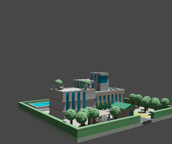 ArtStation - Villa WOU Kit | Game Assets