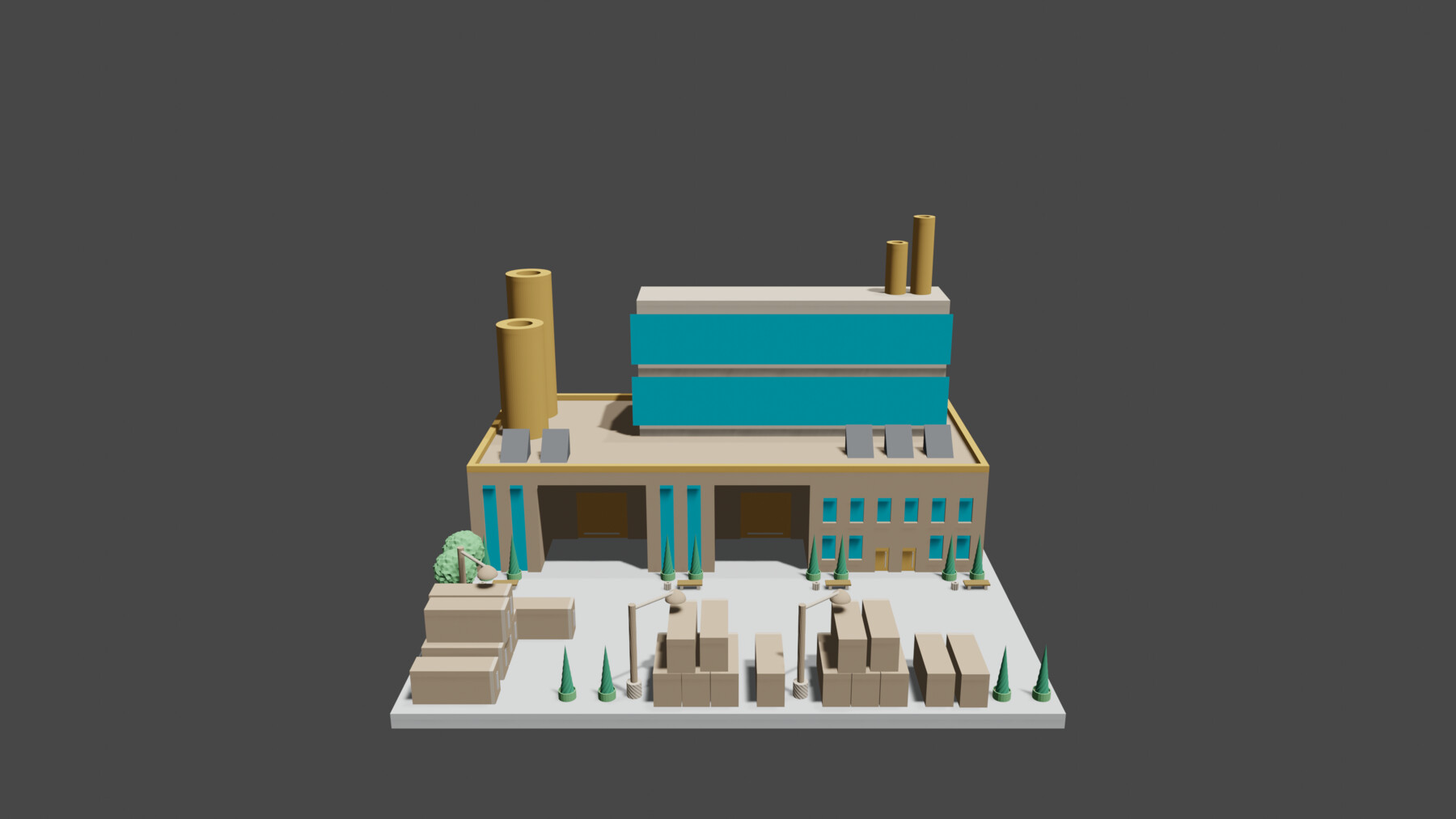 ArtStation - Factory 1 WOU Kit | Game Assets