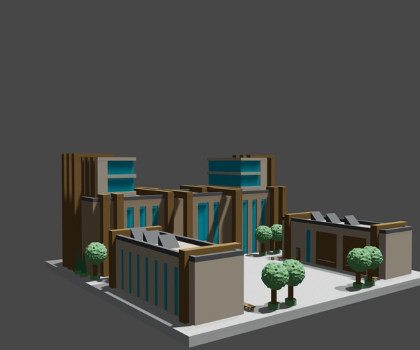 ArtStation - Factory 2 WOU Kit | Game Assets