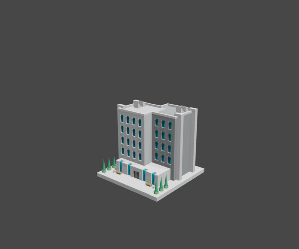 ArtStation - Residential building 5 WOU Kit | Game Assets