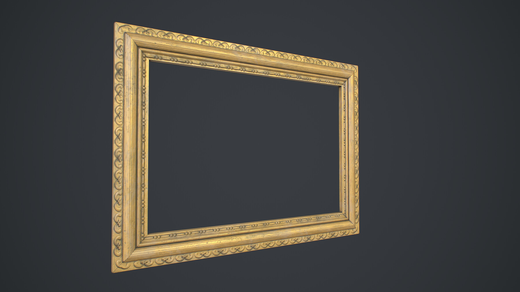 ArtStation - Golden Picture Frames Set | Game Assets