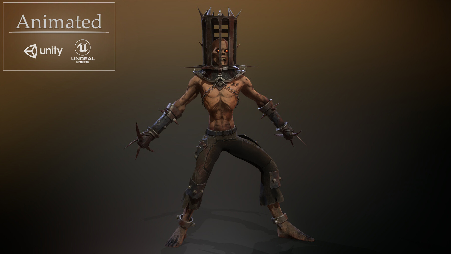 ArtStation - Game ready model Monster Prisoner | Game Assets