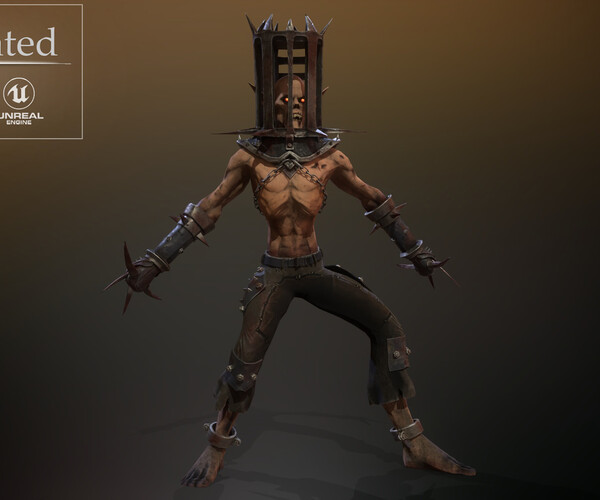 ArtStation - Game ready model Monster Prisoner | Game Assets