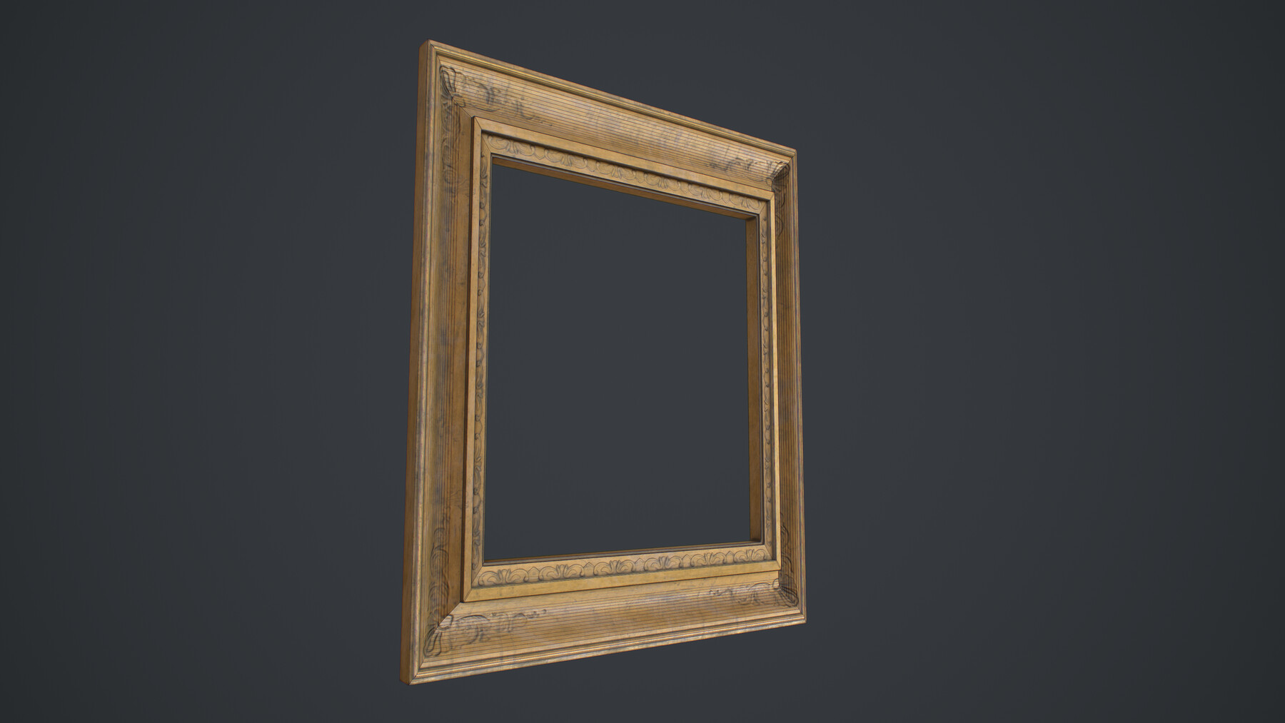 ArtStation - Golden Picture Frames Set | Game Assets