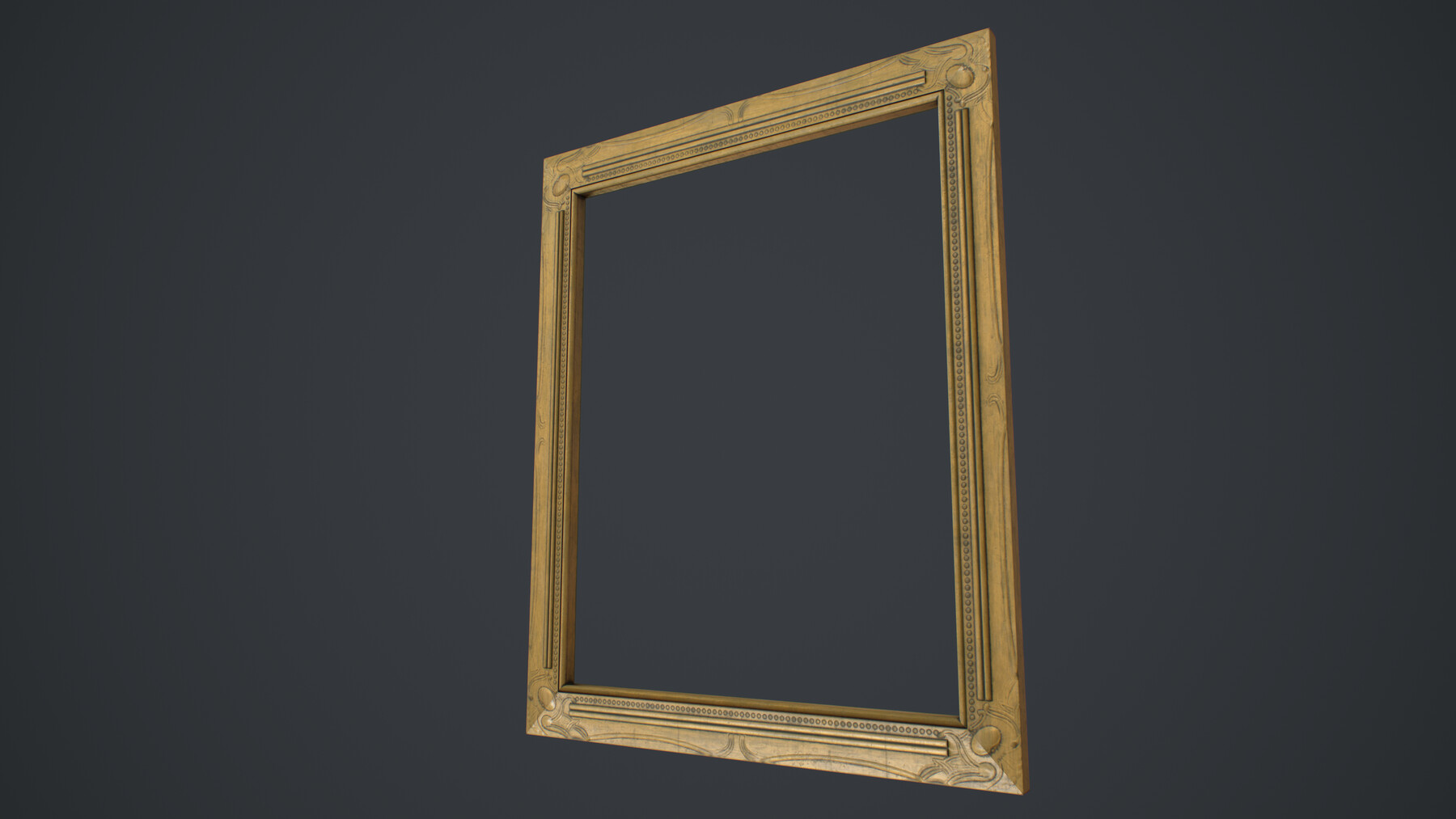 ArtStation - Golden Picture Frames Set | Game Assets